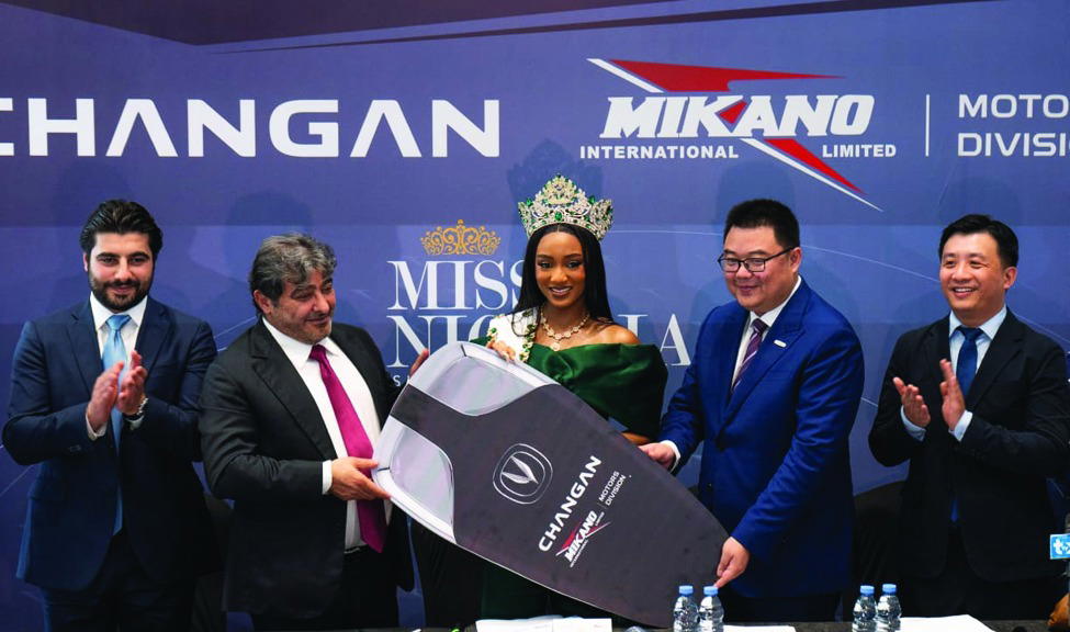 Mikano pledges support to women empowerment, gifts Miss Nigeria Eado ...