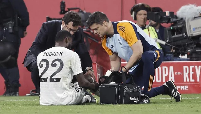 Real Madrid's Rudiger out until end of season after knee surgery ...