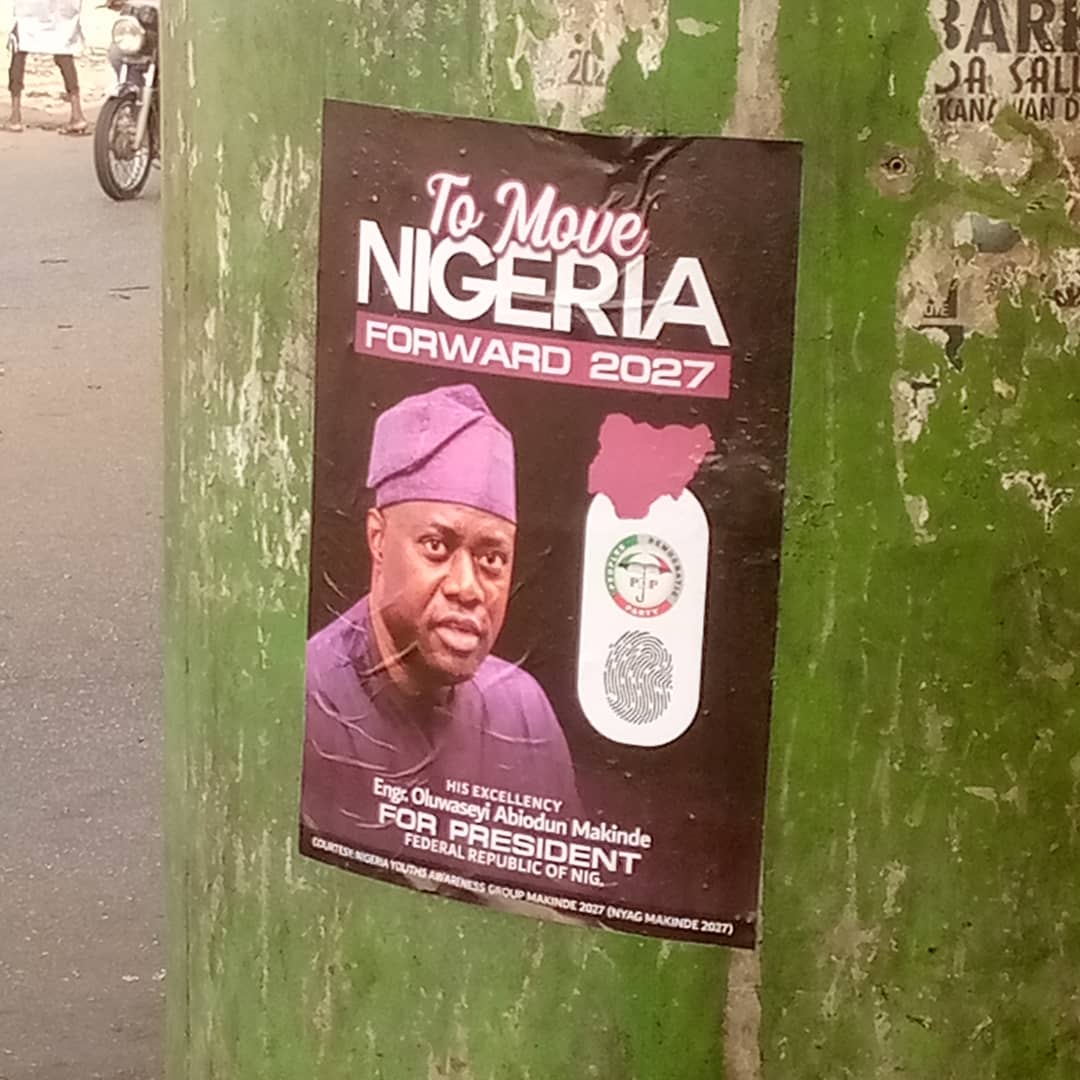 2027: Posters of Makinde for President flood some parts of Kano ...
