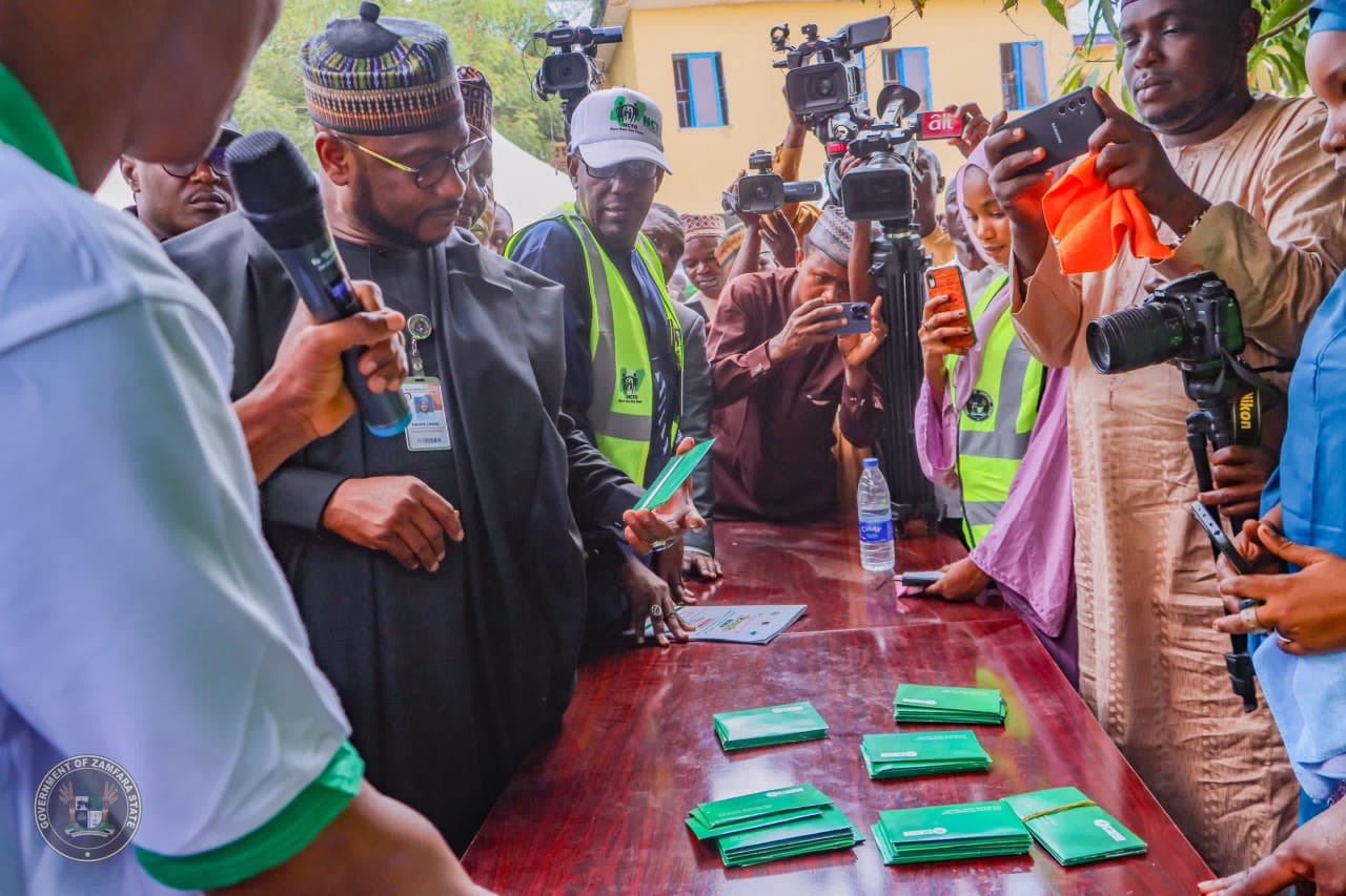 Gov Lawal empowers Zamfara residents with cash transfer debit cards ...