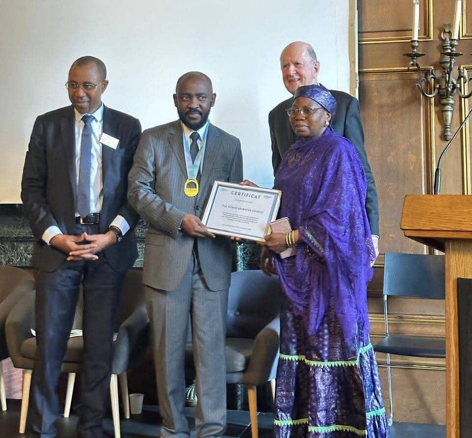 French varsity honours MAAUN founder, Prof. Gwarzo, with award of ...