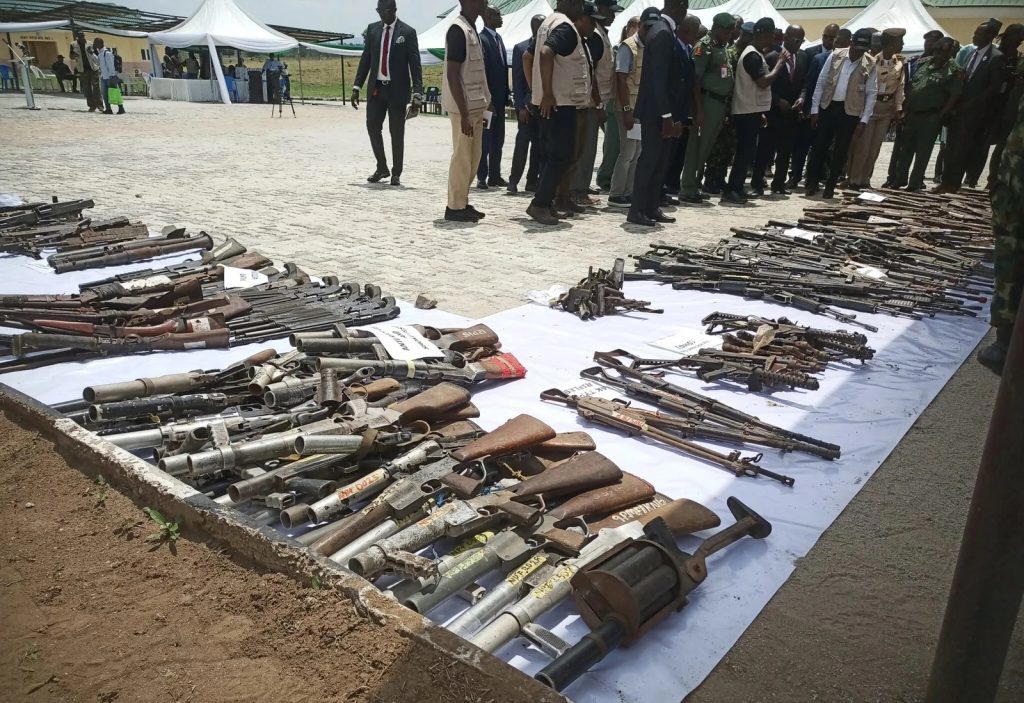 Insecurity: FG destroys 3,867 illicit weapons - Vanguard News