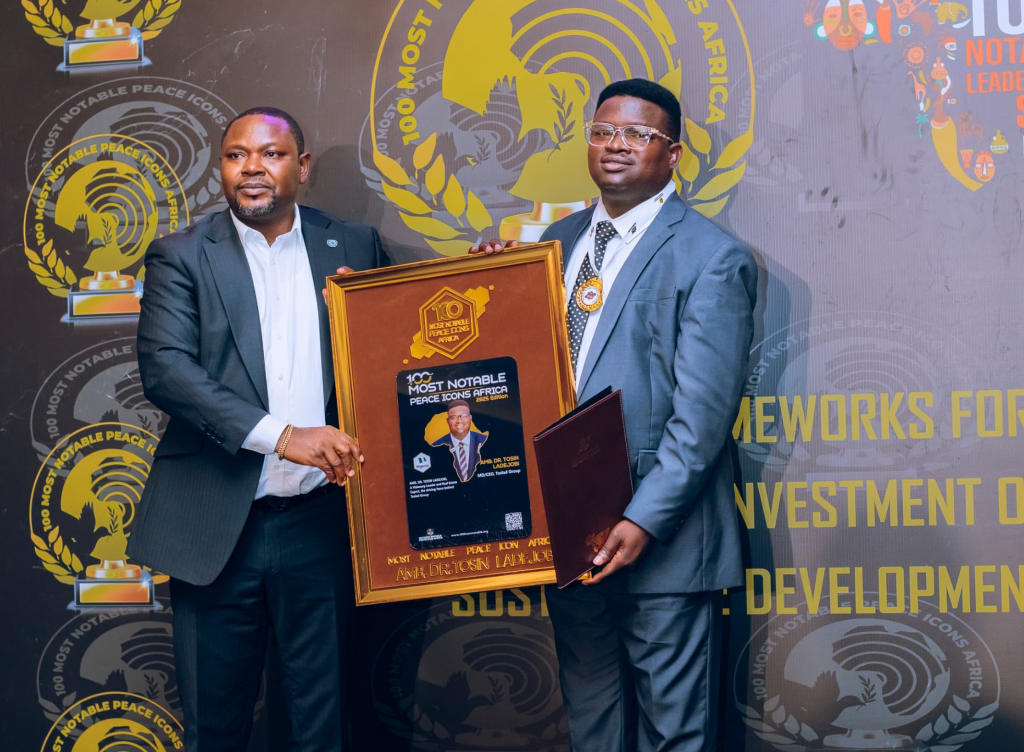 Tosin Ladejobi honoured at 100 Most Notable Peace Icons awards ...