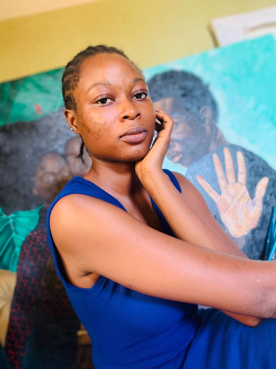 Nigerian artist, Oluwapelumi, challenges stereotypes around male ...