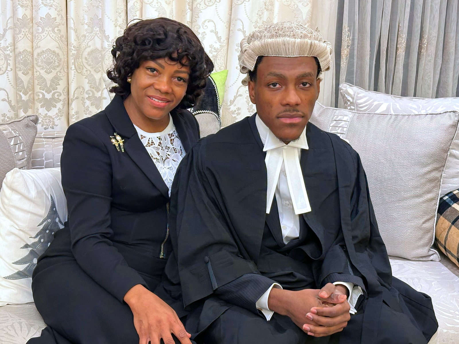 Photos: Wike, wife celebrate as son, Jordan is called to Nigerian Bar ...