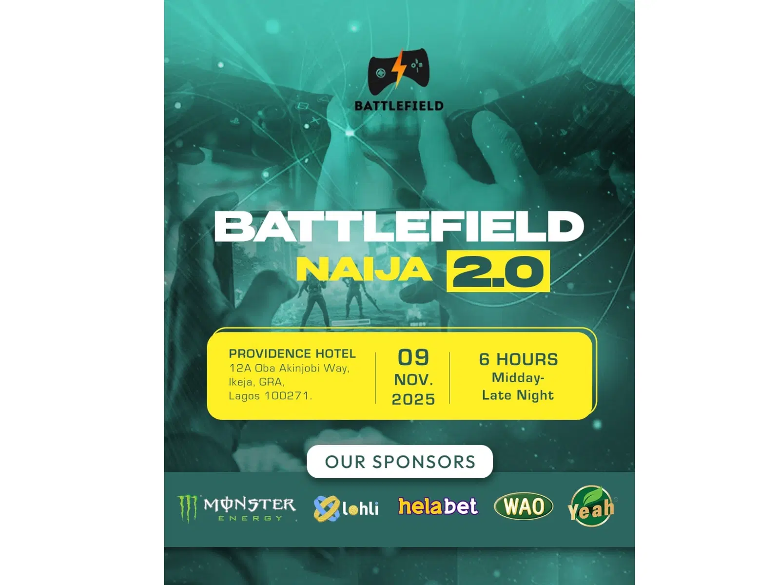 Battlefield Naija Returns to Lagos: ₦1 Million Prize Pool Set to Ignite Nigeria’s Esports Scene ...