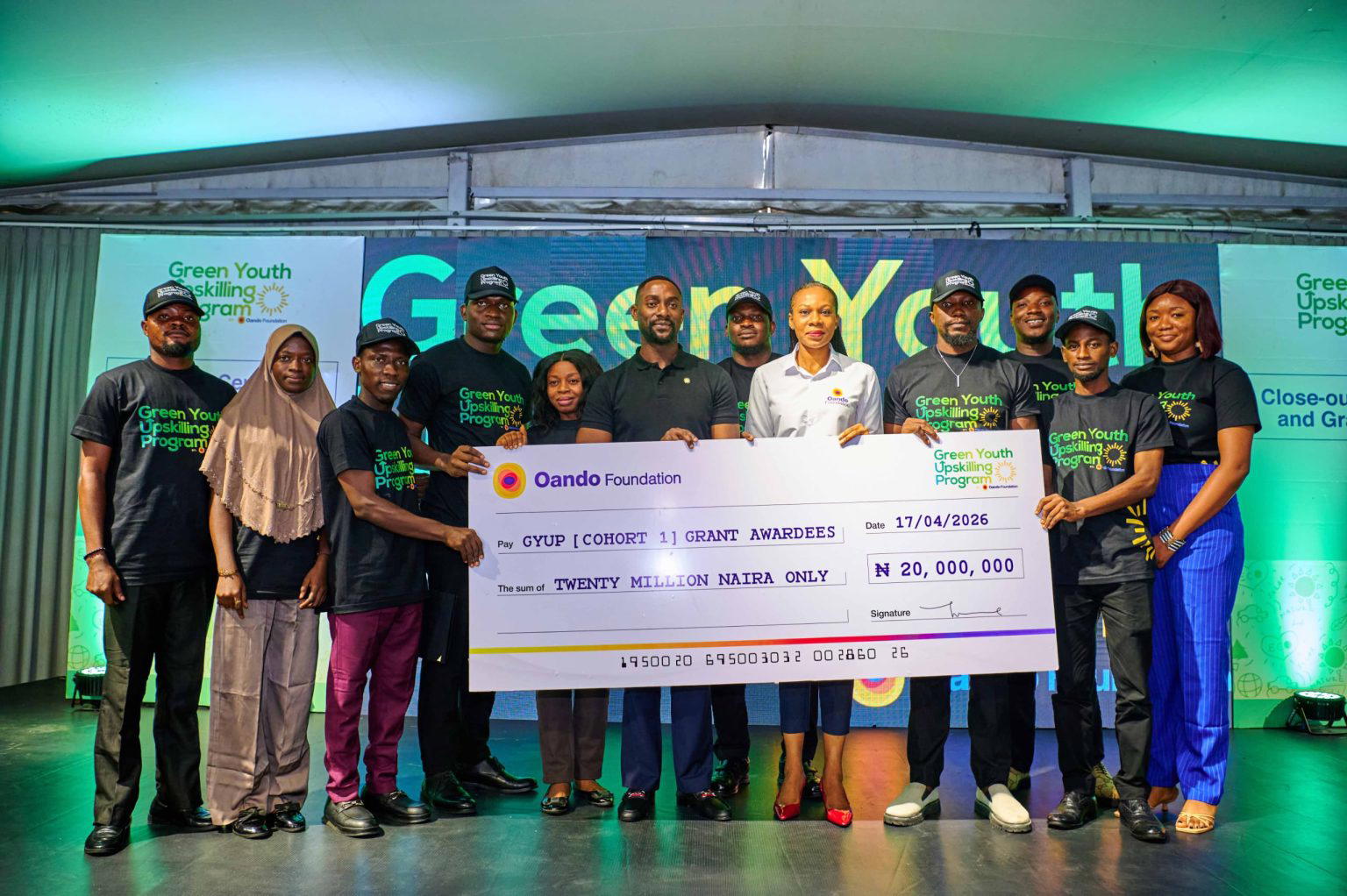Oando Foundation funds 10 youths to drive Nigeria’s green economy ...