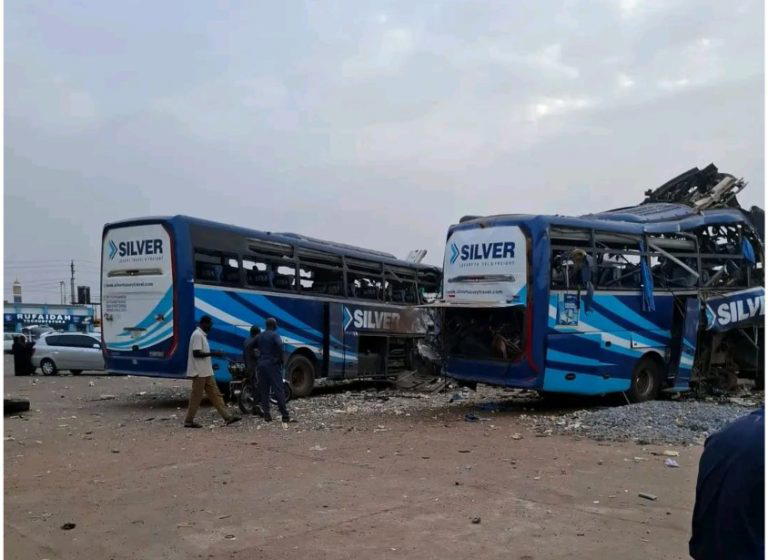 Luxury bus explodes in Kaduna motor park, no casualty recorded ...