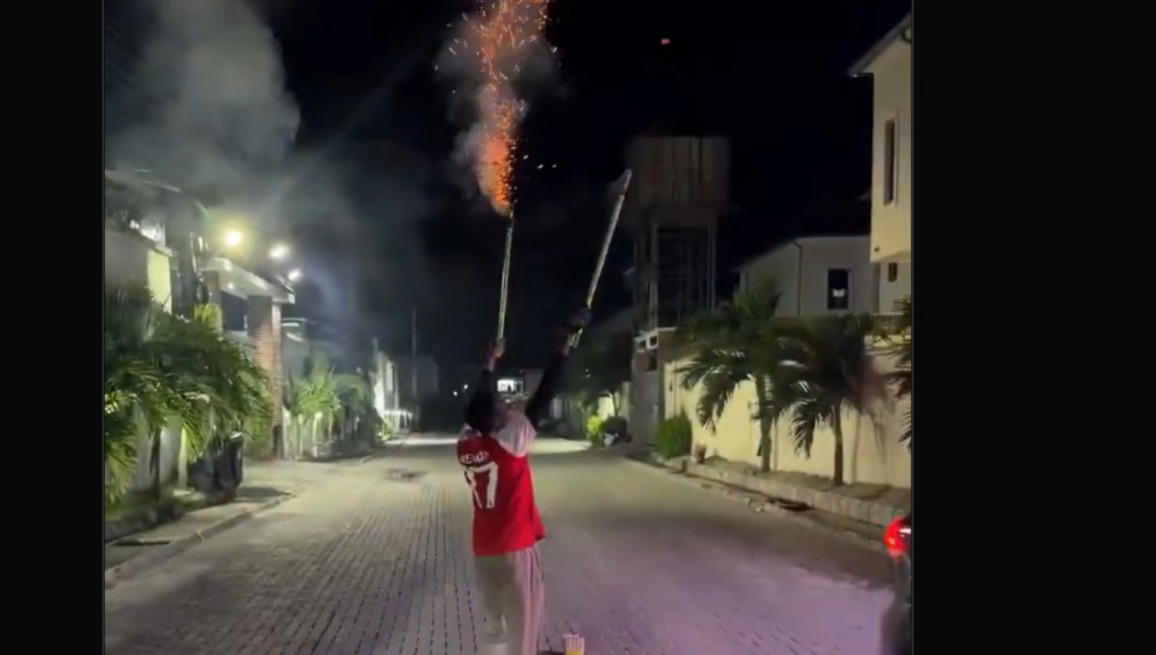 Videos: Arsenal fans in Nigeria celebrate first EPL trophy in 22 years ...