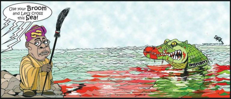 Cartoon: 'Your Excellency, please, focus left' - Vanguard News
